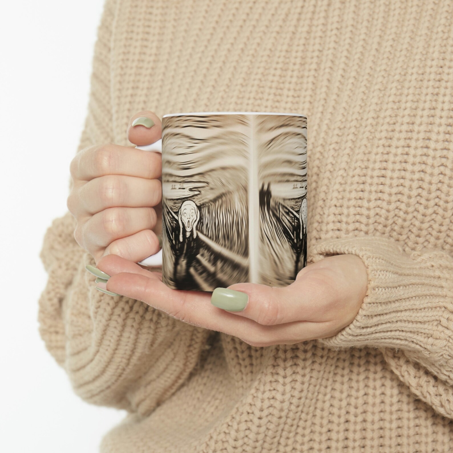The Scream by Edvard Munch, Scream Mug, Expressionism Mug, Edvard Munch ...