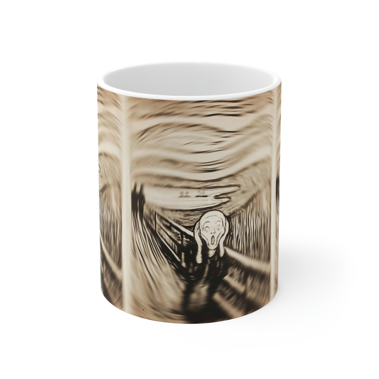 The Scream by Edvard Munch, Scream Mug, Expressionism Mug, Edvard Munch ...