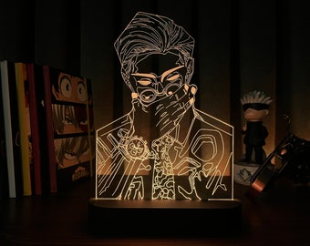 3d Anime Desk Lamp - Etsy