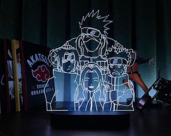 3d Anime Desk Lamp - Etsy