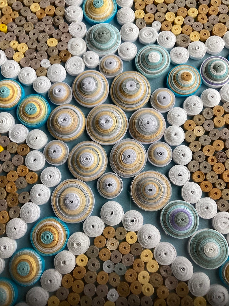 Serene Beach Starfish 3D Wall Art Handcrafted Quilled Paper Design ...