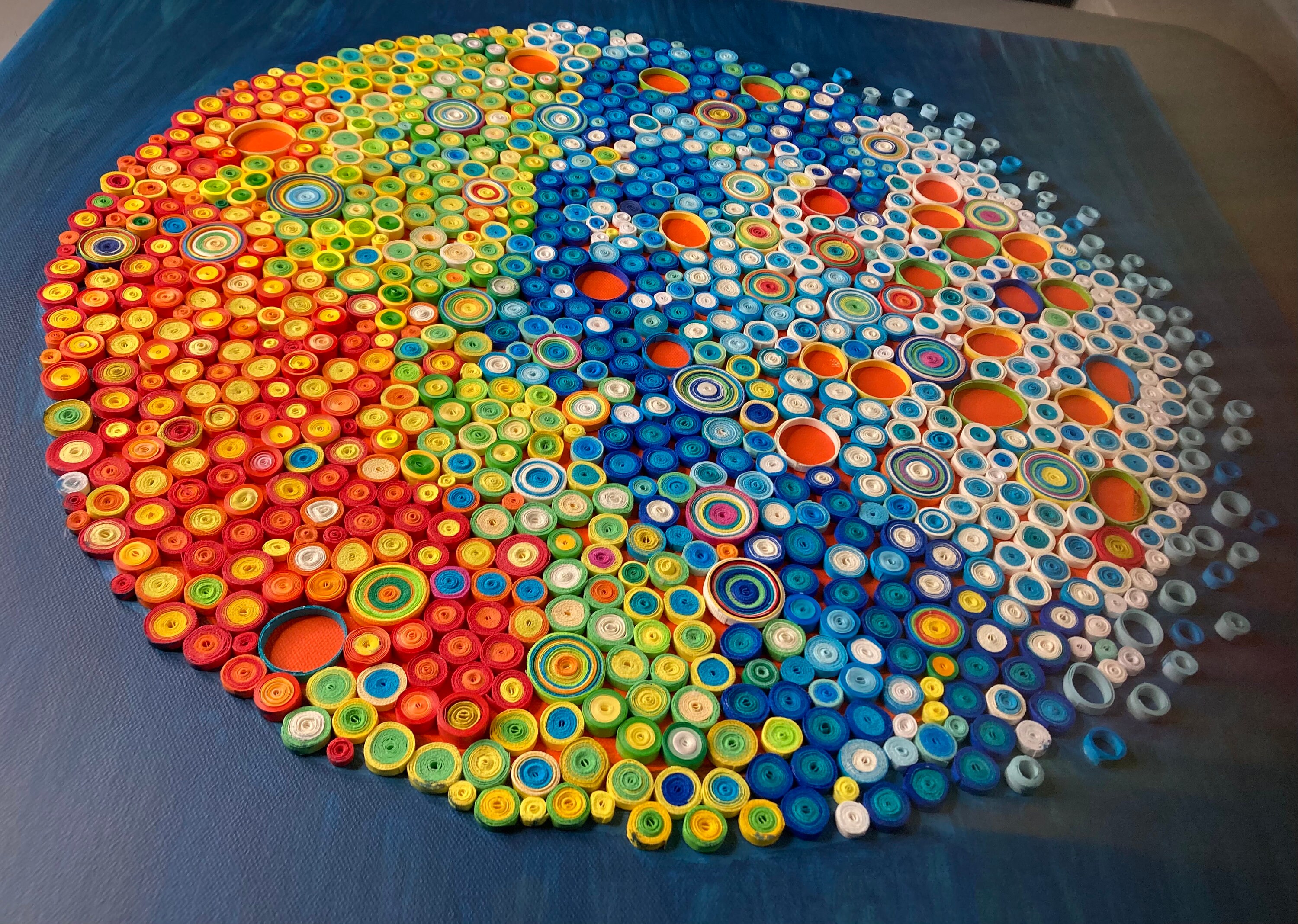 Mesmerizing Underwater Coral Reef 3D Wall Art - Handcrafted Quilled ...