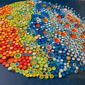 Mesmerizing Underwater Coral Reef 3D Wall Art - Handcrafted Quilled ...