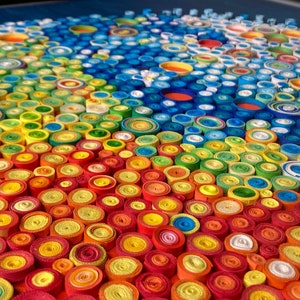 Mesmerizing Underwater Coral Reef 3D Wall Art Handcrafted Quilled Paper ...