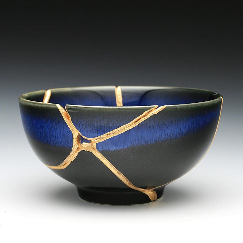Kintsugi Pottery Handmade - Etsy