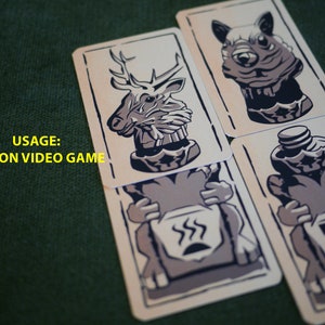 Inscryption Game Cards Totems, the Animal Totem of Inscryption Tabletop ...