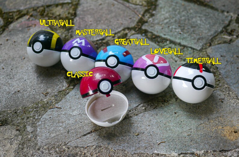 Pokemon Pokeball Ring Box Pokemon Inspired Ring Box Classic - Etsy