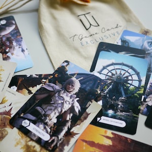 FFXIV Astrologian Tarot Cards, FF14 Final Fantasy 22 Astrologian Card ...