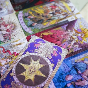 FFXIV Astrologian Tarot Cards, FF14 Final Fantasy 14 Astrologian Card ...