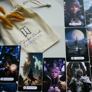 FFXIV Astrologian Tarot Cards, FF14 Final Fantasy 22 Astrologian Card ...