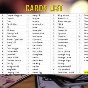 Inscryption Card Game With 229 Cards. REAL 2 Players Game W/extras - Etsy