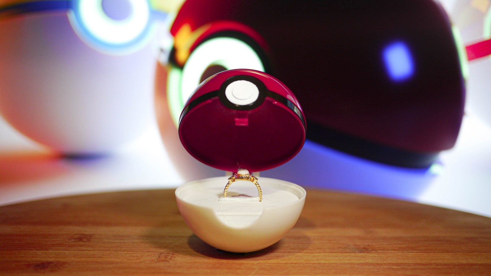 Pokemon Pokeball Ring Box Pokemon Inspired Ring Box Classic - Etsy