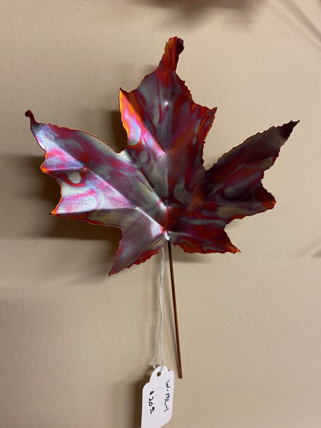 Copper Sugar Maple Leaf Handmade Autumn Decoration Thanksgiving Decor ...