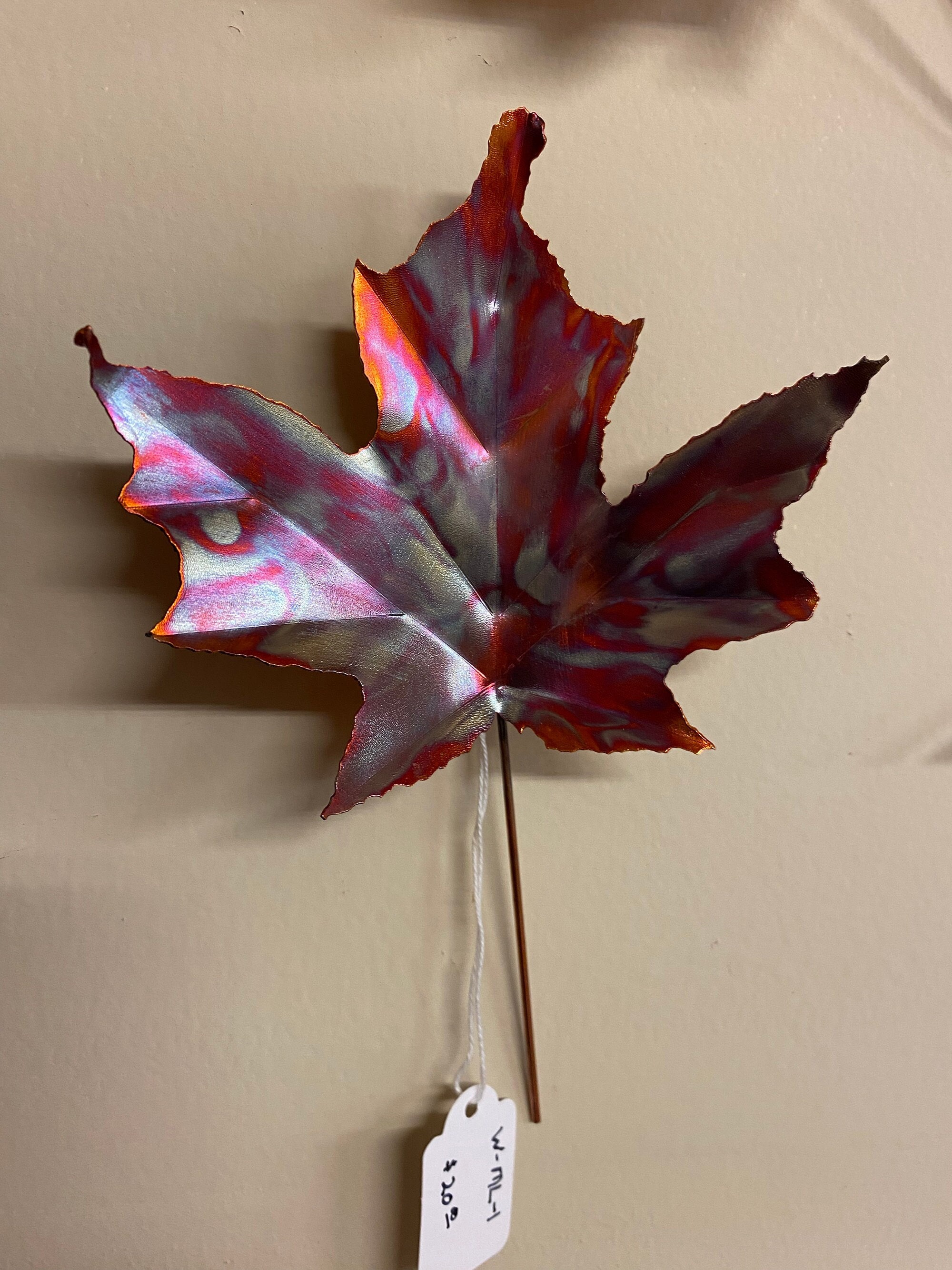 Copper Sugar Maple Leaf Handmade Autumn Decoration Thanksgiving Decor ...