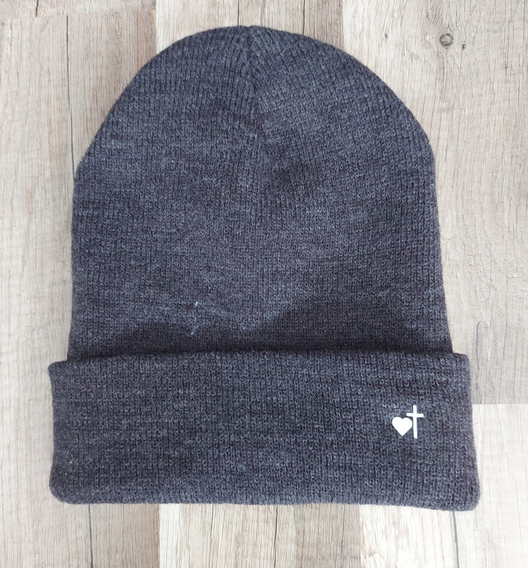 For the Love of the Cross Winter Beenie |custom Winter Hat|calvary ...