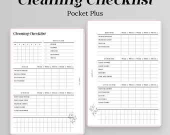 Cleaning Checklist - Etsy