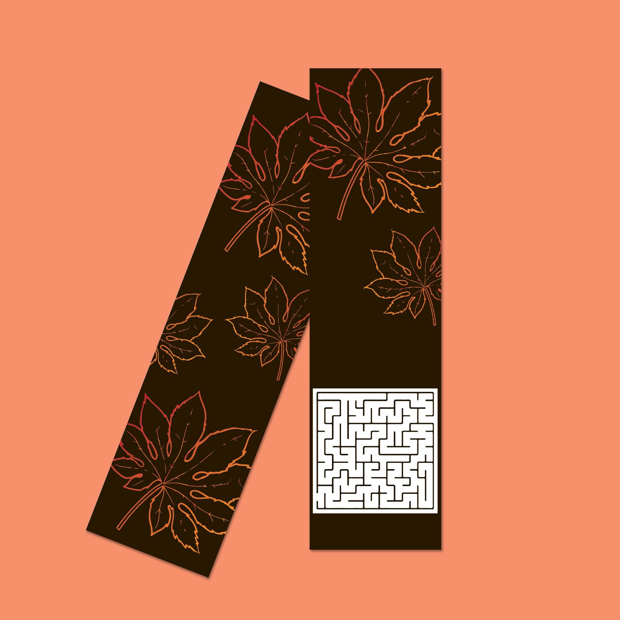 PRINTABLE BOOKMARK SET - Maze Puzzle - Nature Design - Etsy