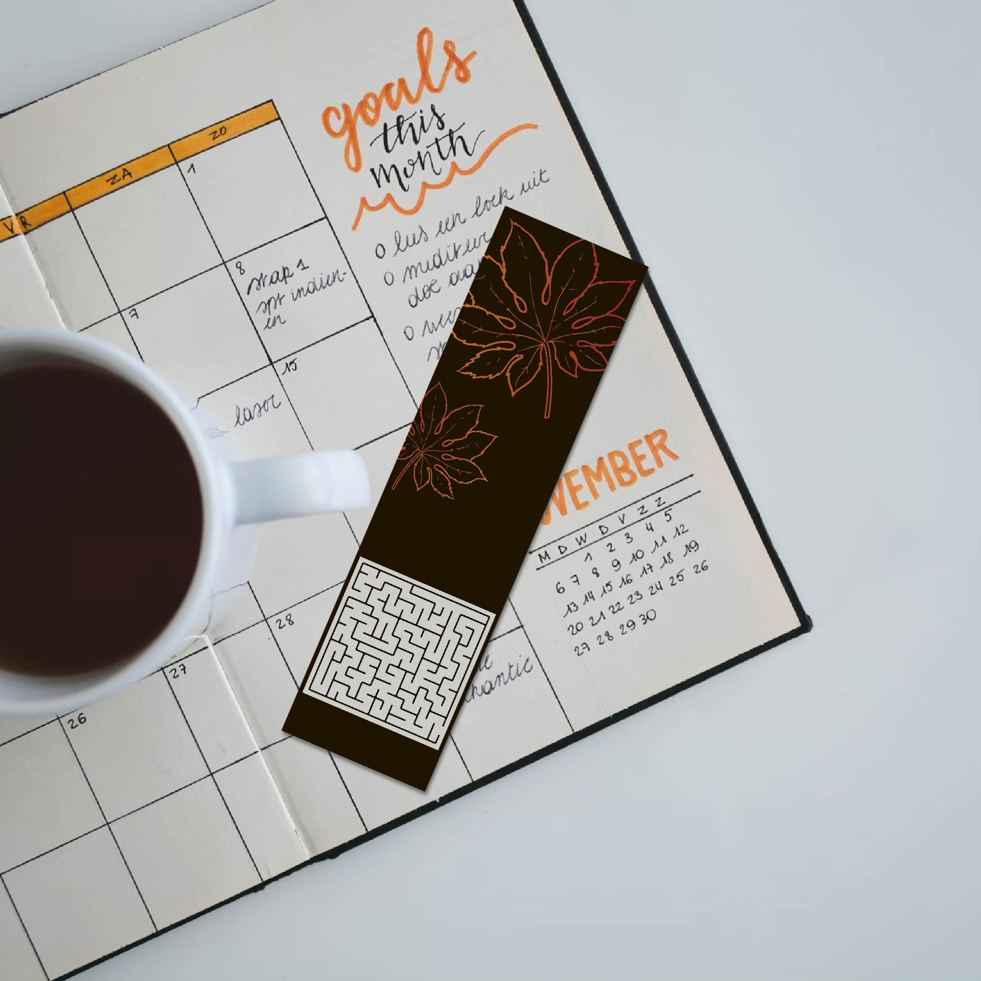 PRINTABLE BOOKMARK SET - Maze Puzzle - Nature Design - Etsy