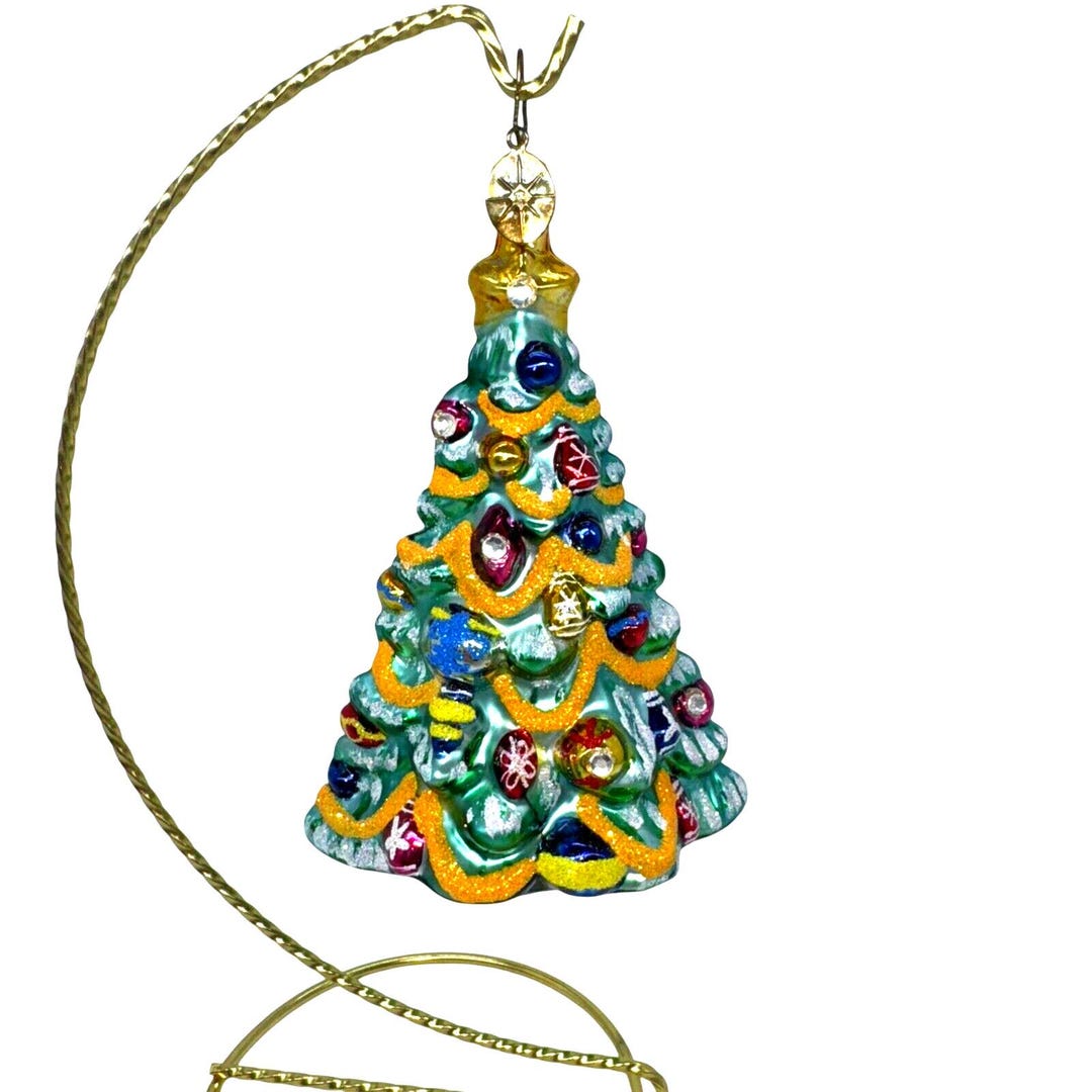 Christopher Radko 2008 Zales LE Rhinestone Christmas Tree Star Ornament ...