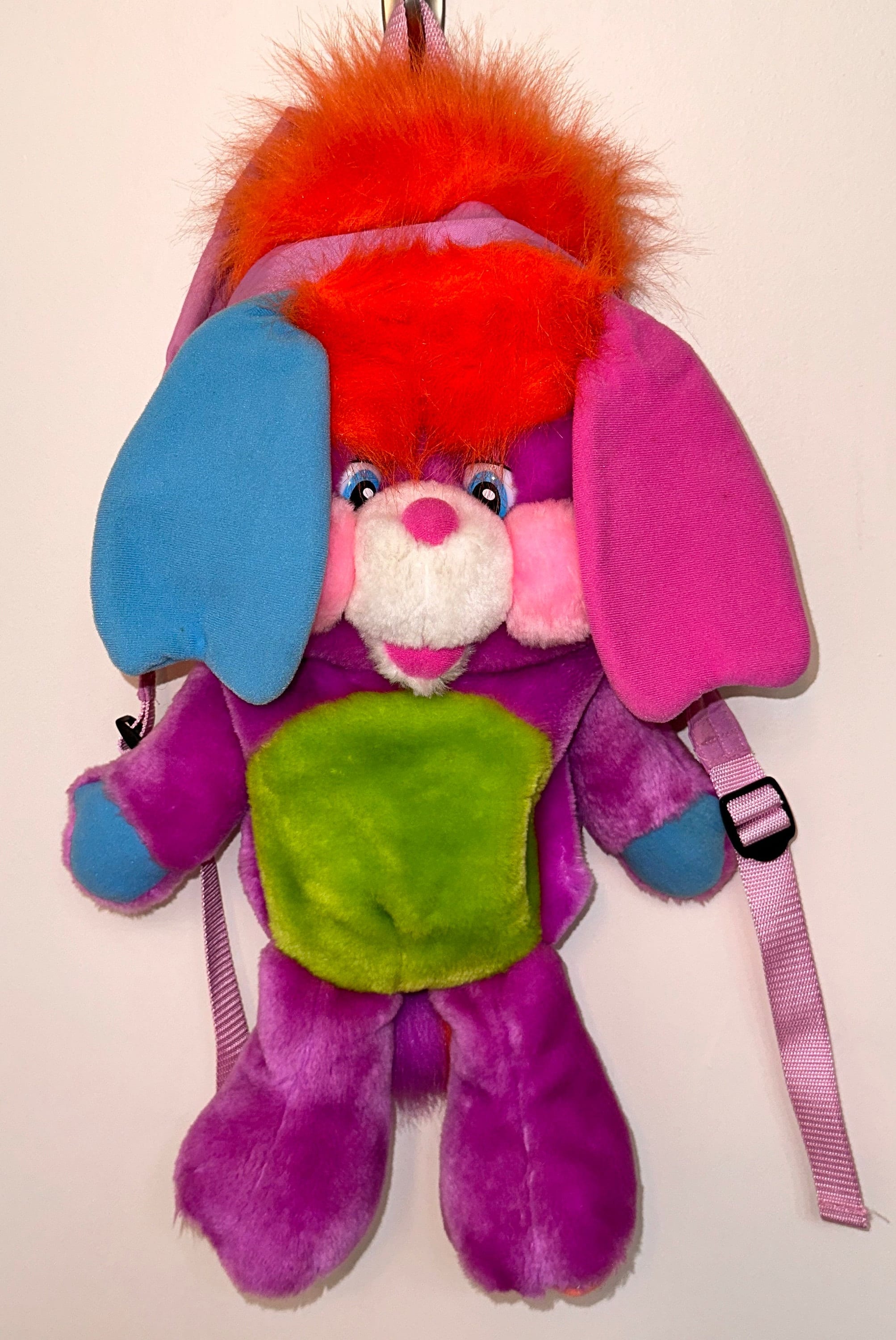 VINTAGE NWOT Popples Pancake 3D Plush Backpack 1985 Handbag Rave Festival EDC - Etsy