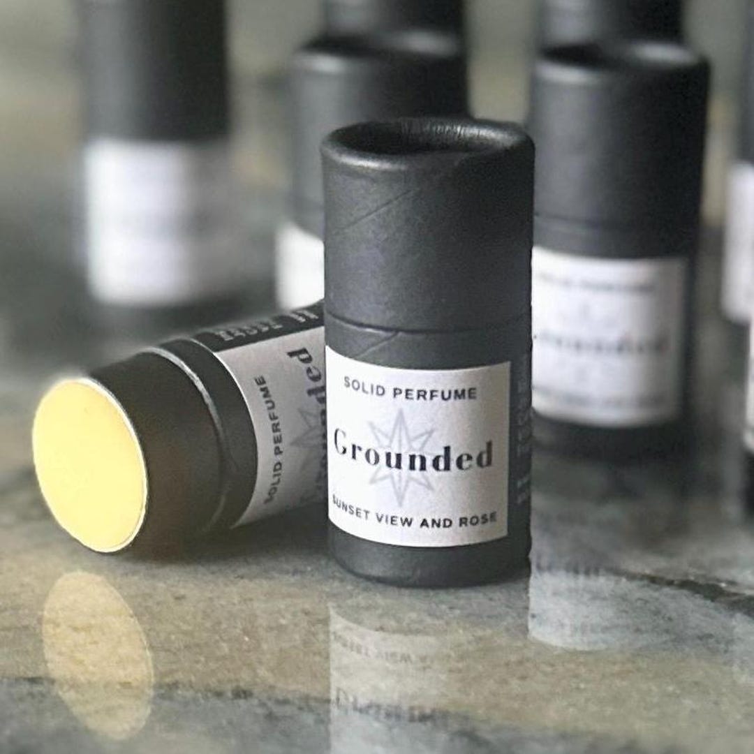Cypress Incense Amber Fine Fragrance | Grounded Solid Perfume | Mood ...