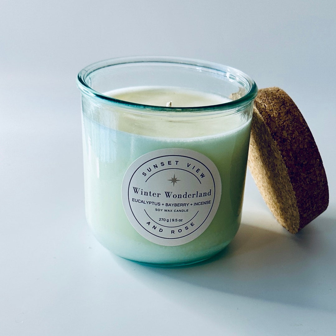 Cypress Bayberry Incense Scented Candle | Winter Holidays | Nostalgic ...