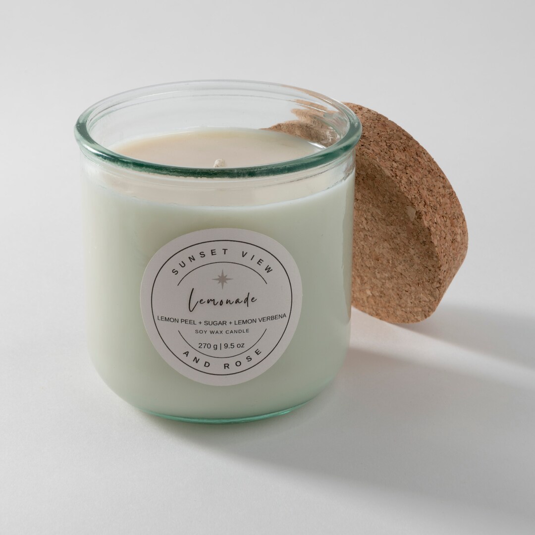 Lemonade lemon Peel Sugar Lemon Verbena Candles Lemon Scented Soy ...