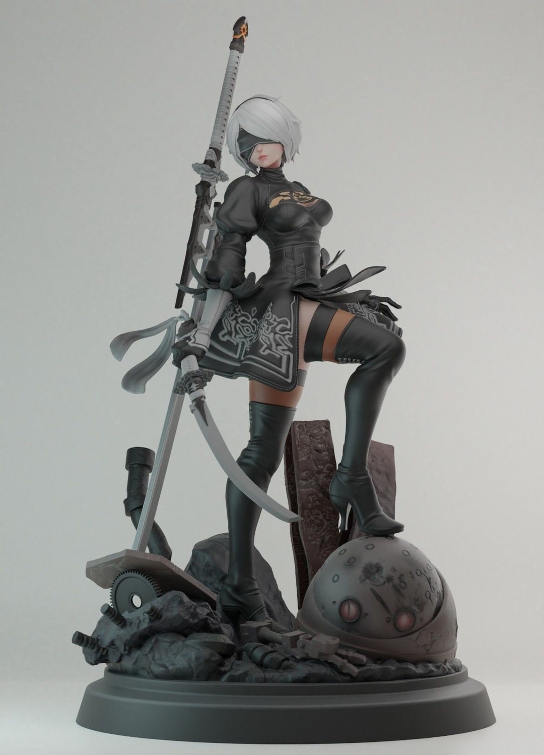2B Nier Statue - Etsy