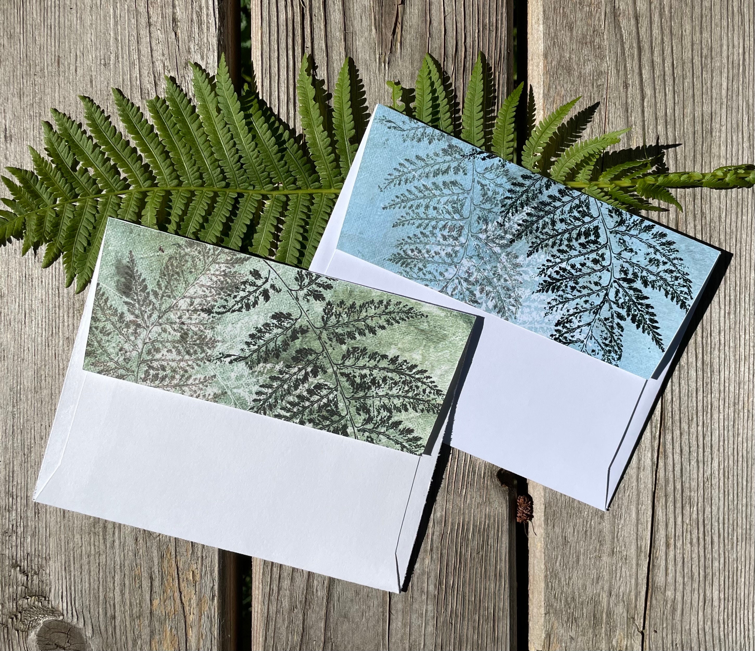 Nature Printed Philippine Fern, Downloadable Blank Greeting Cards ...