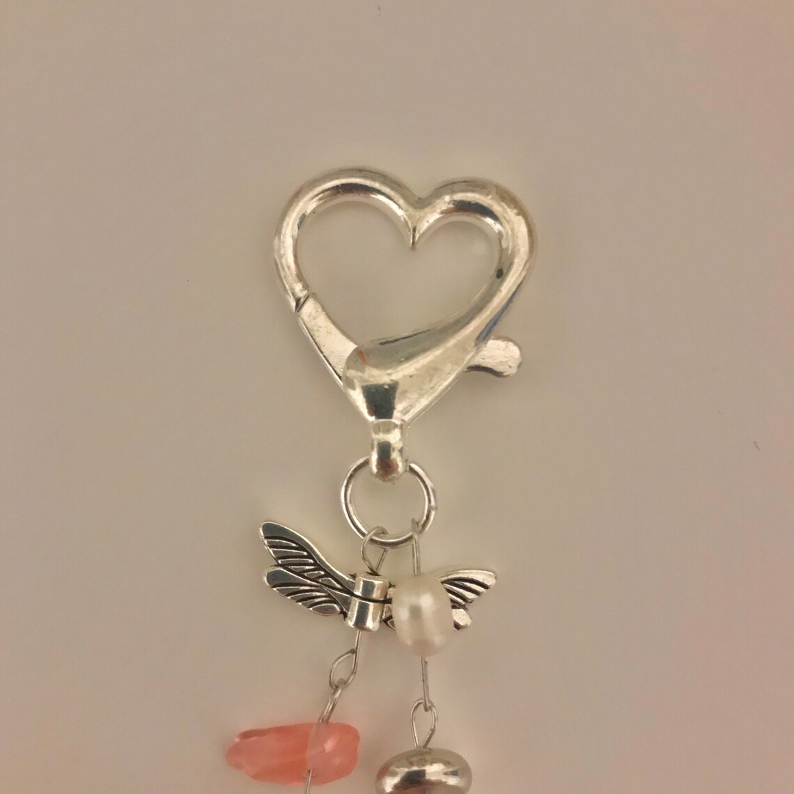 Handmade Pink Theme Keychain ༄ - Etsy