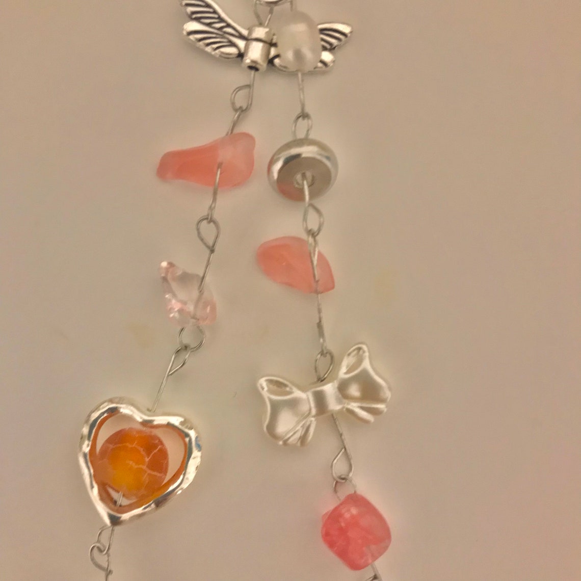 Handmade Pink Theme Keychain ༄ - Etsy