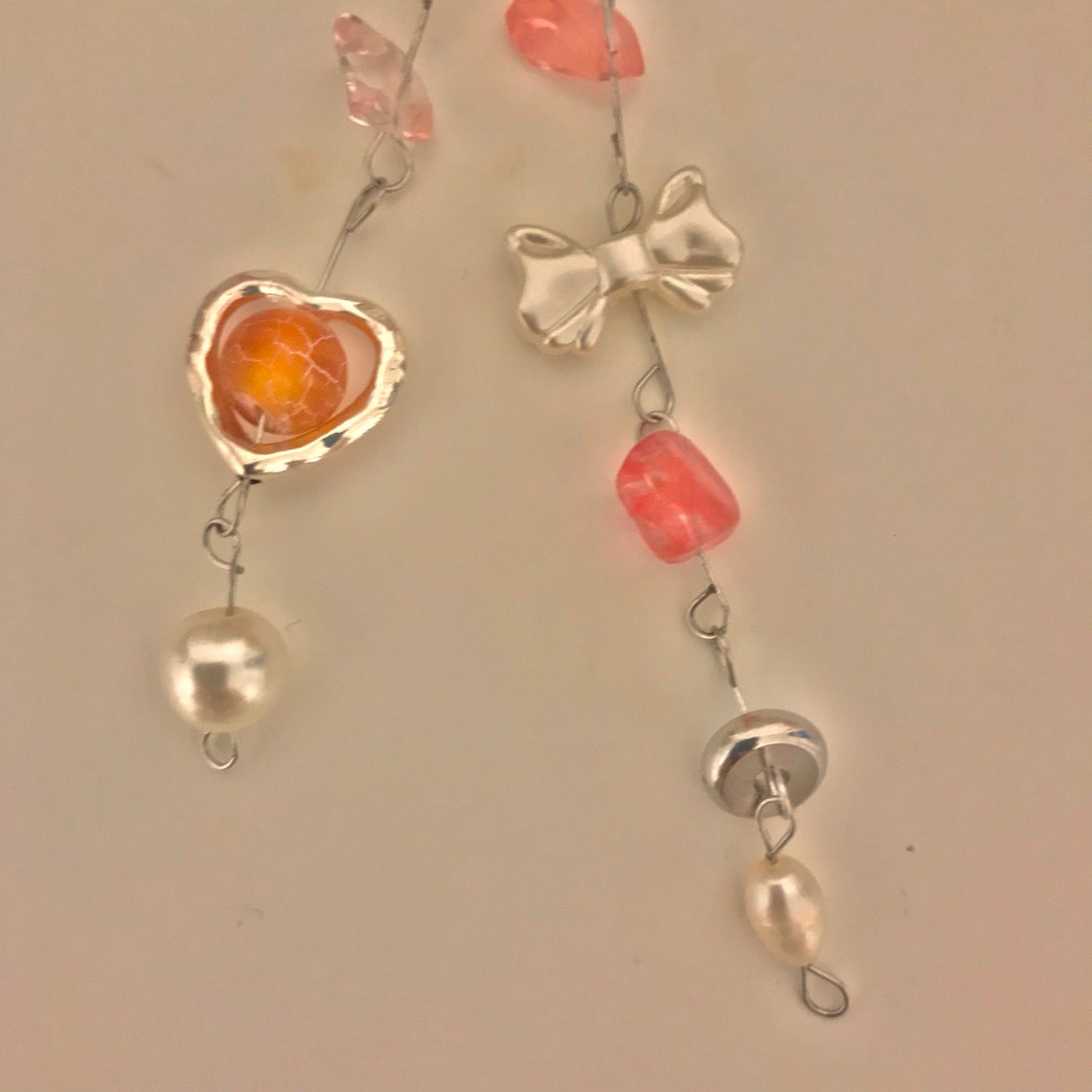 Handmade Pink Theme Keychain ༄ - Etsy