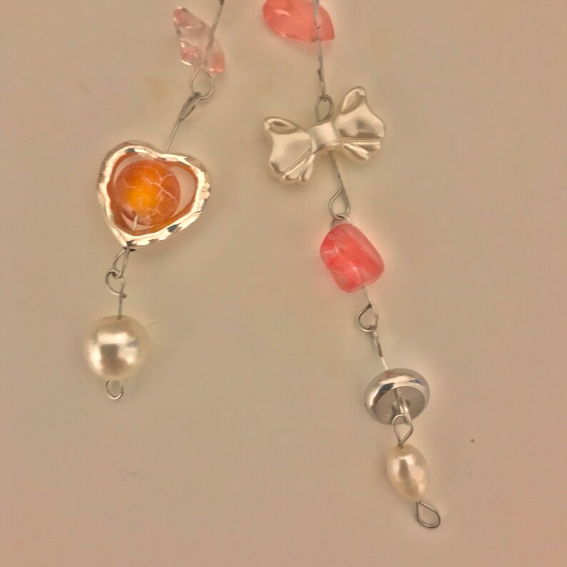 Handmade Pink Theme Keychain ༄ - Etsy