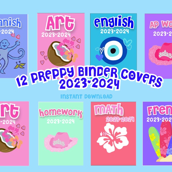 Preppy Notebook - Etsy