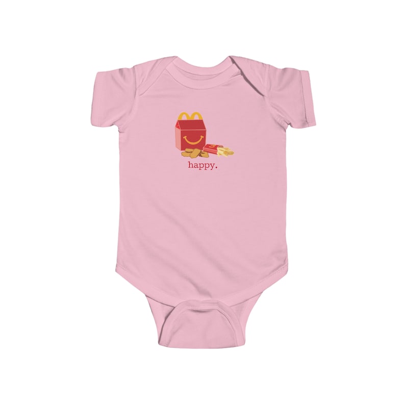Mcdonalds Punny Happy Meal Baby Onesie, Infant Bodysuit - Etsy