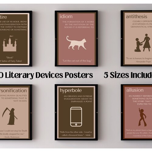 Middle School English Classroom Posters High School English - Etsy