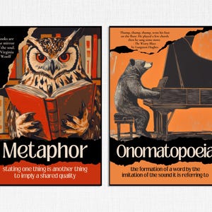 Literary Terms Poster Bundle Figurative Language Posters Literary ...