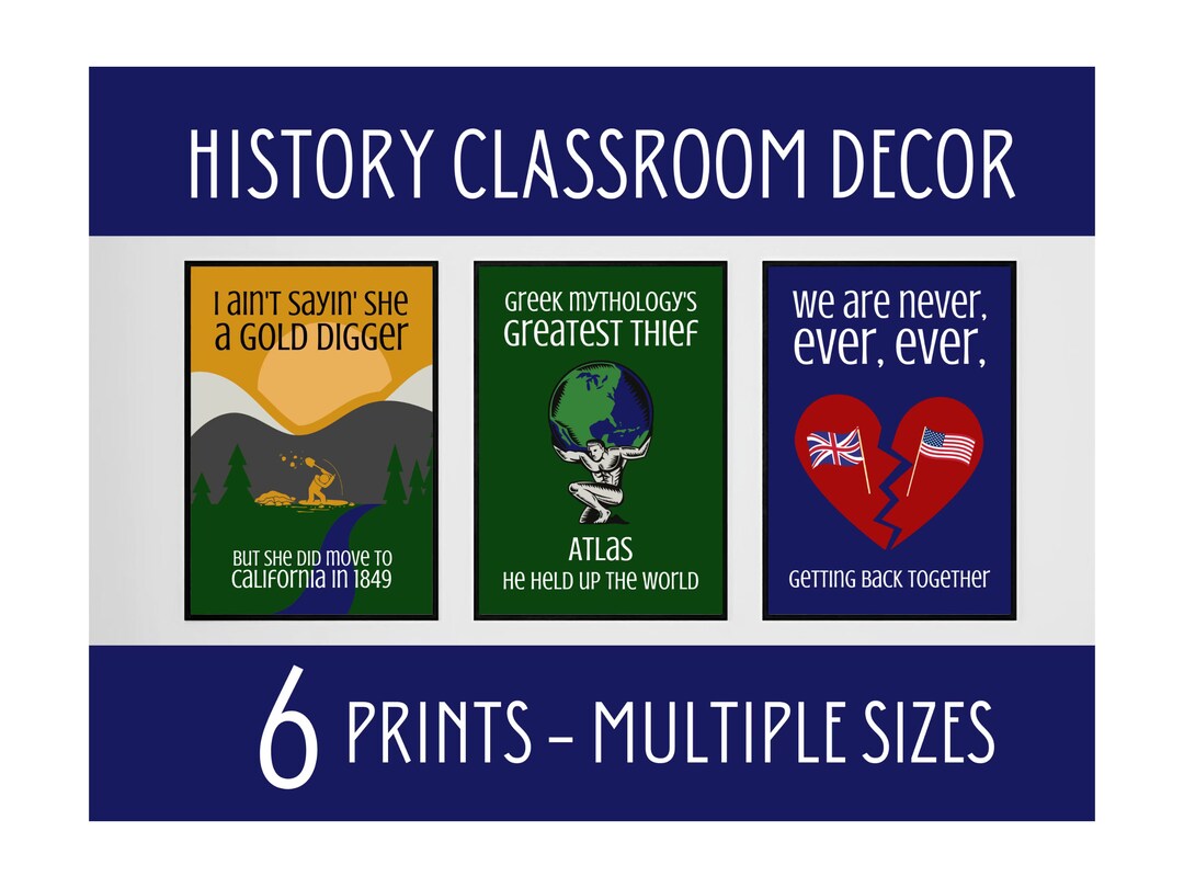 History Classroom Decor, Social Studies Posters, History Puns, Middle ...