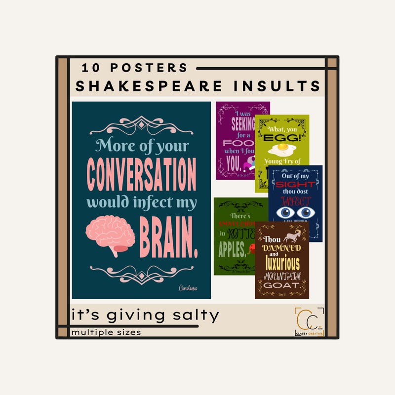 Shakespeare Quote - Etsy