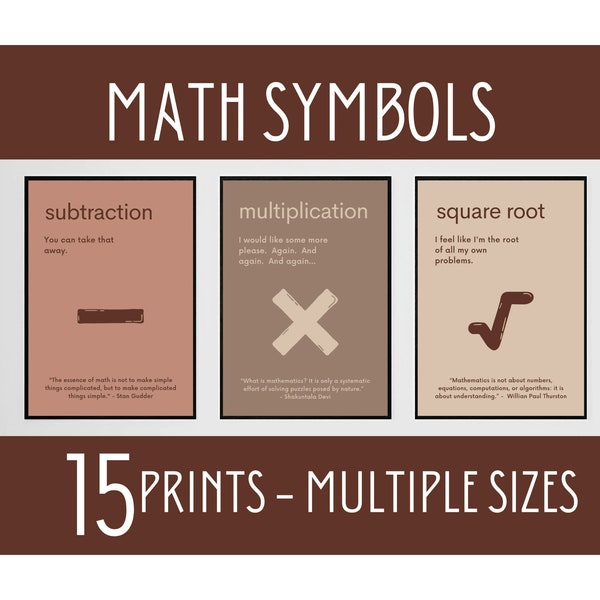 Mathematics Wall Art - Etsy