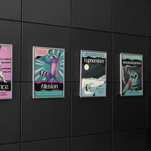 Literary Terms Poster Bundle Figurative Language Posters Literary ...