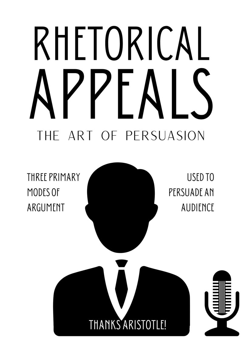 Rhetorical Appeals Ethos Pathos Logos English Classroom - Etsy