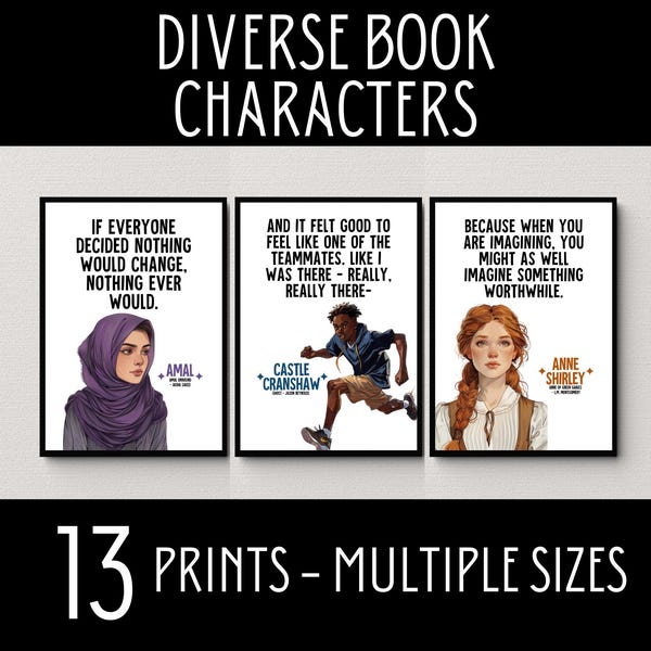 Famous Character Posters - Etsy