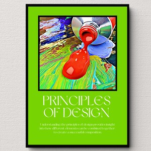 Principles of Design Posters: Art Classroom Poster Elements of Art ...