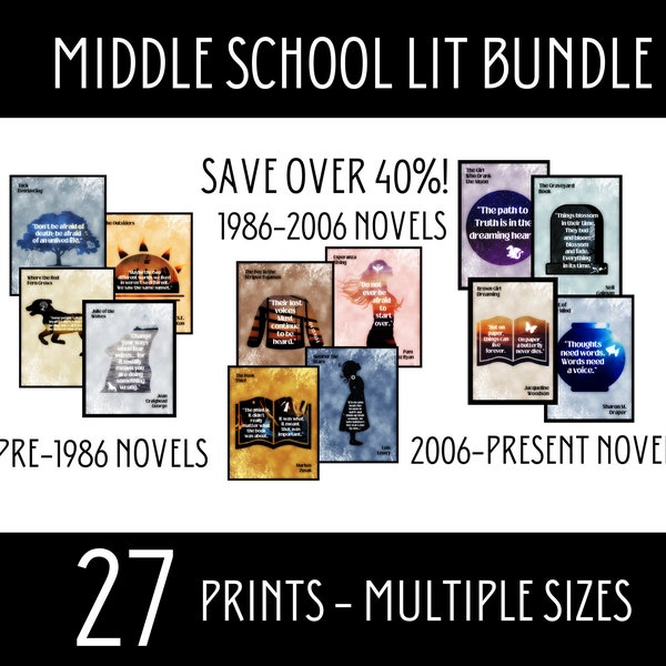 Literature Posters - Etsy