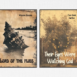 Classic Literature Posters: High School English Classroom Decor Vintage ...