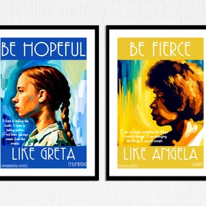 Women's History Month Posters: Famous Female Leaders, Inspiring Role ...