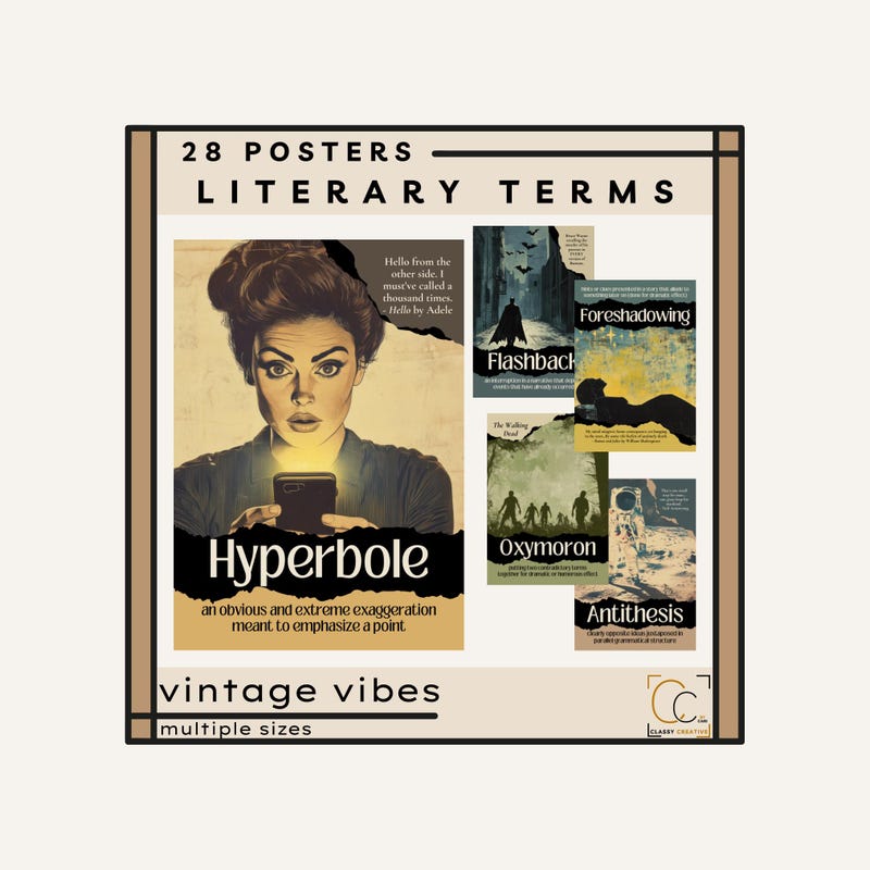 Literary Poster Bundle - Etsy UK