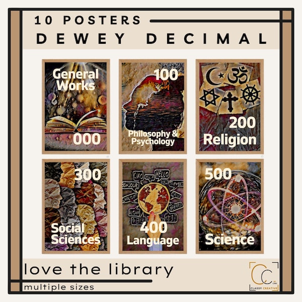 Dewey Decimal System - Etsy