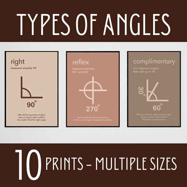 Boho Classroom Math Posters - Etsy